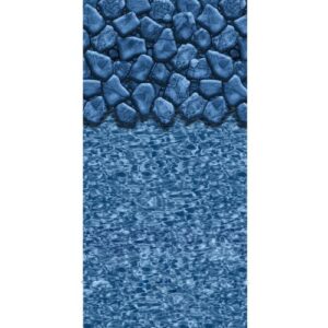 swimline round boulder swirl beaded pool liner, 52-inch deep, 18-feet