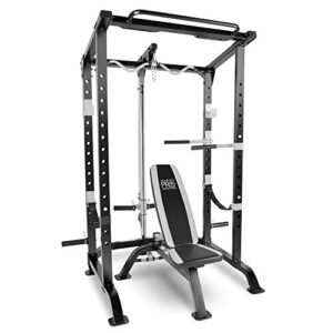 marcy pro full cage and weight bench personal home gym total body workout system