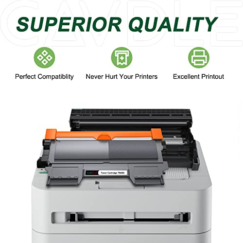 CAVDLE Compatible Toner Cartridge and Drum Unit Set Replacement for Brother DR420 and TN420 Work with Brother HL-2270DW HL-2280DW HL-2230 HL-2240 MFC-7360N MFC-7860DW DCP-7065DN IntelliFax 2840 4Packs