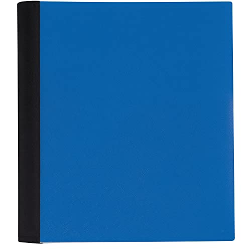 Office Depot® Brand Stellar Notebook With Spine Cover, 8-1/2" x 11", 5 Subject, College Ruled, 200 Sheets, Blue