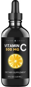 think above liquid vitamin c – high dose – vitamin c drops – for adults and kids – 500 mg – liquid vit c – non gmo – vitamin c liquid supplement (4 fl oz 120 ml)