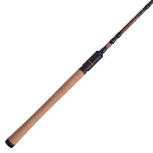 penn fishing battalion ii inshore spinning fishing rod, black, 7’6″ – medium light – 1pc