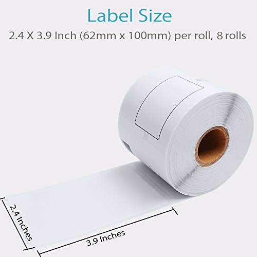 COLORWING Compatible Brother Labels DK-1201 12 Rolls and DK-1202 8 Rolls