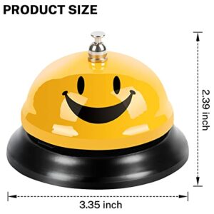 MROCO Call Bell Service Bell for Desk, Desk Bell 3.35 Inch Diameter with Metal Anti-Rust Construction,for Hotels, Front Desk Bell for Schools, Dinner, Hotel, Reception Areas, Hospitals, Warehouses