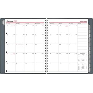 Office Depot® Brand Monthly Planner, 8-1/2" x 11", Silver, January To December 2023, OD001630