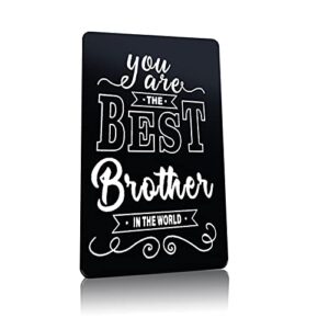 brother gifts christmas birthday gifts for brother engraved wallet card for brother fathers day thanksgiving day gifts brother gifts from sister brother