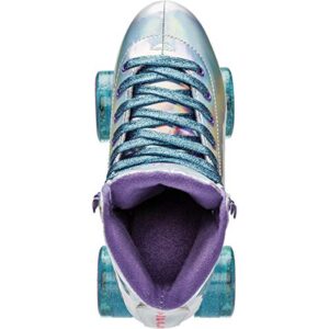 Impala Rollerskates Girl's Impala Quad Skate (Big Kid/Adult) Holographic 7 (US Men's 5, Women's 7) M