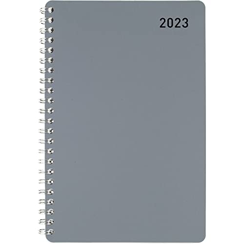 Office Depot® Brand Weekly/Monthly Planner, 5" x 8", Silver, January To December 2023, OD710330