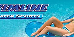 Swimline Basketball Hoop Giant Shootball Inflatable Fun Swimming Pool Water Game Set and UFO Lounge Chair Float with Built-in Squirt Gun, (2 Pack)