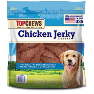 top chews new chicken jerky fillets