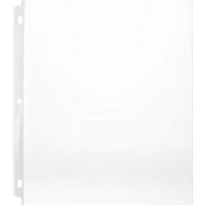 GTP Clear Top Loading, Heavy Weight, Heavy Duty, Sheet Protectors Holds 8.5"X11" Papers, Bulk, Acid Free, Reinforced Binding Edge.Heavyweight (100) (10 Packs of 100)