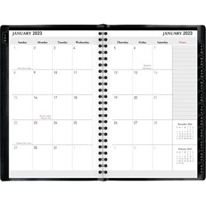 Office Depot® Brand Weekly/Monthly Planner, 5" x 8", Black, January To December 2023, OD711400