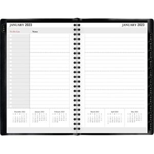 Office Depot® Brand Weekly/Monthly Planner, 5" x 8", Black, January To December 2023, OD711400