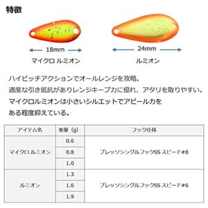 Daiwa Presso Micro Lumion, 0.03 oz (0.8 g), Blue Grotta