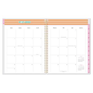 Office Depot® Brand Fashion Weekly/Monthly Academic Planner, 8-1/2" x 11", Bold Joy, July 2022 to June 2023, ODD-0606