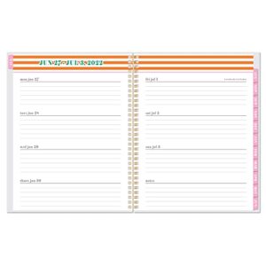 Office Depot® Brand Fashion Weekly/Monthly Academic Planner, 8-1/2" x 11", Bold Joy, July 2022 to June 2023, ODD-0606