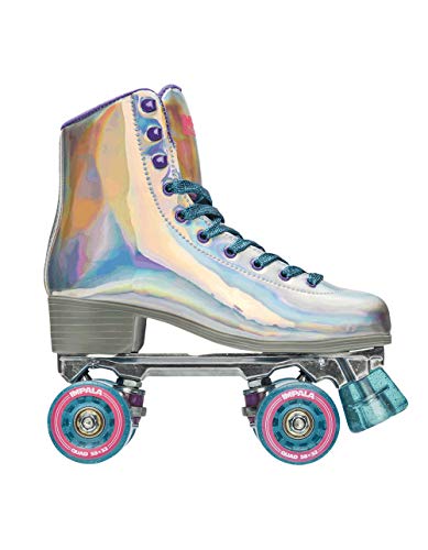 Impala Rollerskates Girl's Impala Quad Skate (Big Kid/Adult) Holographic 10 (US Men's 8, Women's 10) M