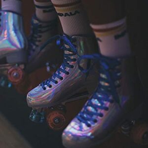 Impala Rollerskates Girl's Impala Quad Skate (Big Kid/Adult) Holographic 10 (US Men's 8, Women's 10) M