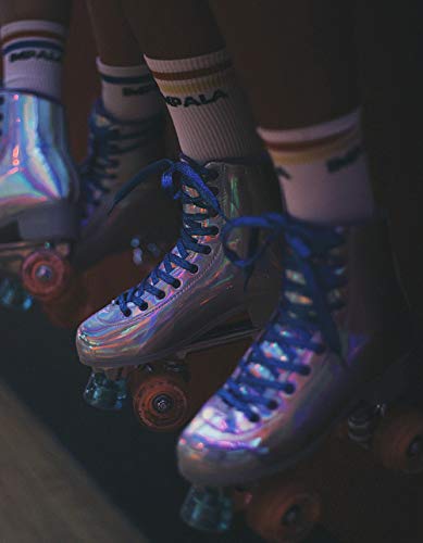 Impala Rollerskates Girl's Impala Quad Skate (Big Kid/Adult) Holographic 10 (US Men's 8, Women's 10) M