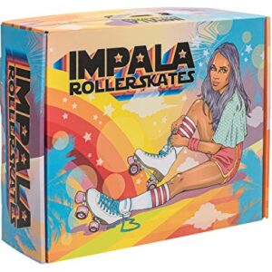 Impala Rollerskates Girl's Impala Quad Skate (Big Kid/Adult) Holographic 10 (US Men's 8, Women's 10) M