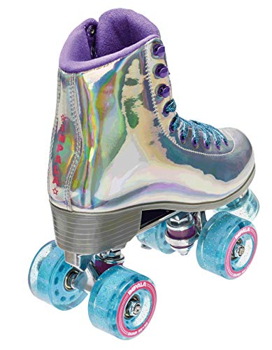 Impala Rollerskates Girl's Impala Quad Skate (Big Kid/Adult) Holographic 10 (US Men's 8, Women's 10) M