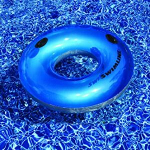 Swimline 36'' Waterpark-Style Handle Ring Tube, Colors May Vary