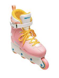 impala lightspeed inline skate (us 5 / eu 36 / uk 3, pink/yellow)