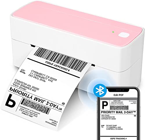 Omezizy Bluetooth Thermal Shipping Label Printer - 241BT Wireless 4x6 Label Printer for Small Business & Package, Compatible with Android, iPhone, Windows, Mac OS, Ebay, Amazon, Shopify, Etsy, USPS