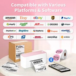 Omezizy Bluetooth Thermal Shipping Label Printer - 241BT Wireless 4x6 Label Printer for Small Business & Package, Compatible with Android, iPhone, Windows, Mac OS, Ebay, Amazon, Shopify, Etsy, USPS