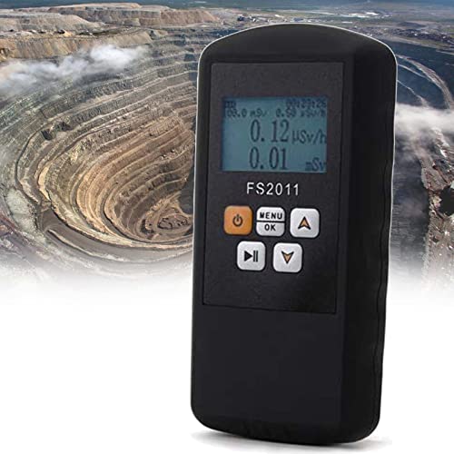 ZWJABYY Professional Nuclear Radiation Detector,Personal Radiation Dose Alarm Radioactive Geiger Counter Nuclear Radiation Detector,Portable Digital Meter High Sensitivity Accuracy