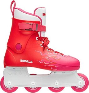 impala lightspeed inline skate – flames (us 7 / eu 38 / uk 5)