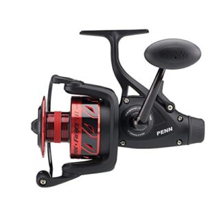 Penn Fierce Iii Live Liner Spinning Fishing Reel, Red, Black, 6000 - Plastic Clam