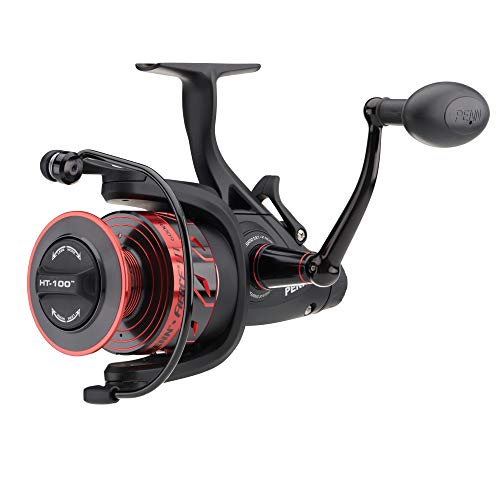 Penn Fierce Iii Live Liner Spinning Fishing Reel, Red, Black, 6000 - Plastic Clam