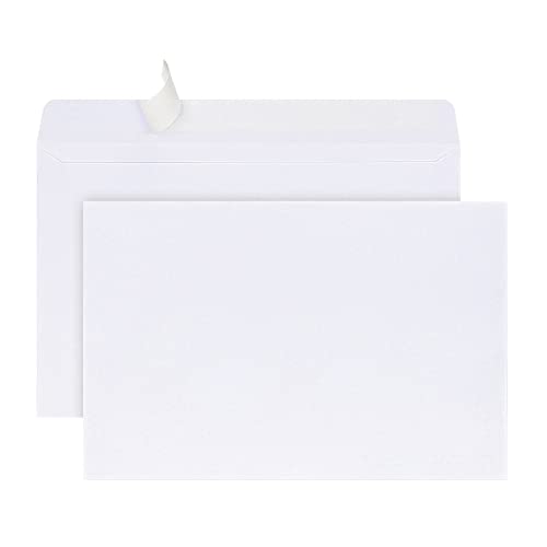 Office Depot Clean Seal(TM) Invitation Envelopes, 5 3/4in. x 8 3/4in., White, Box Of 100, 12030