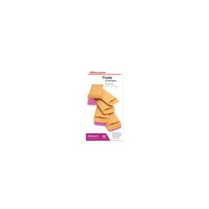 office depot® – envelope – 28# kraft paper w/gum, #7, kit – 13.5″ x 6.95″ x 3.8″ – brown – bx of 500