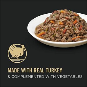 Purina Pro Plan Savor Adult Turkey & Vegetable Entree In Gravy Canned Cat Food, 3 oz, Case of 24