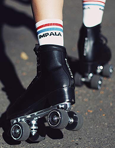 Impala Rollerskates Impala Quad Skate (Big Kid/Adult) Black 8 (US Men's 6, Women's 8) M