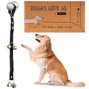 impresa dog bells for door potty training – doggie doorbell for housetraining your doggy or housebreaking your puppy (dog training bells/potty training dog bell)