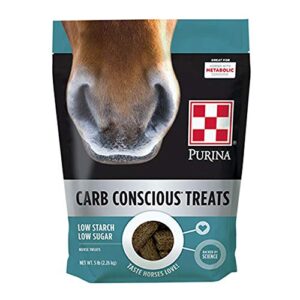 purina® carb conscious™ horse treats, 5 lb