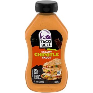 taco bell mexican taco bell chipotle creamy sauce, 12oz, 12 ounce – set of 2