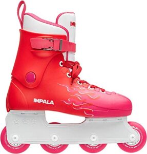 impala lightspeed inline skate – flames (us 5 / eu 36 / uk 3)