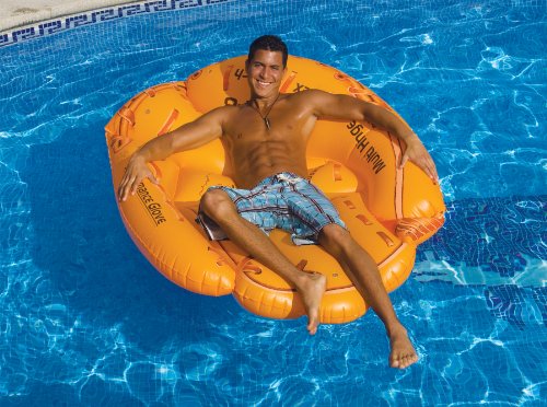 Swimline Giant Inflatable Baseball Glove Pool Float , Brown