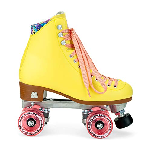 Moxi Skates - Beach Bunny - Fashionable Womens Roller Skates | Strawberry Lemonade | Size 7