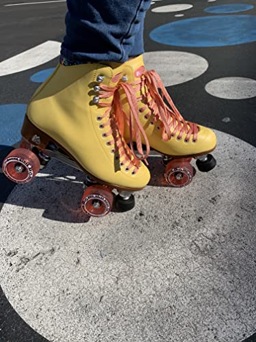 Moxi Skates - Beach Bunny - Fashionable Womens Roller Skates | Strawberry Lemonade | Size 7