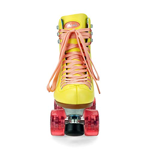 Moxi Skates - Beach Bunny - Fashionable Womens Roller Skates | Strawberry Lemonade | Size 7