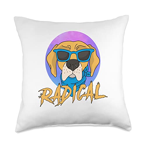 Rock Dolphin - Love My Dogs Gift Tops Dog Loving Pet Owner Gift Throw Pillow, 18x18, Multicolor