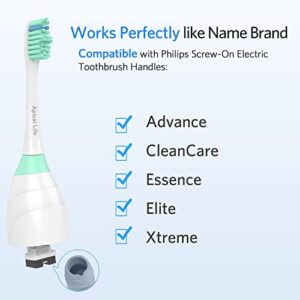 Replacement Toothbrush Heads Compatible with Philips Sonicare Screw-on E-Series Electric Rechargeable Toothbrush, Precision Clean Toothbrush Heads Refills, 6 Pack