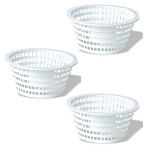 swimline 8928 olympic acm88 replacement swimming pool skimmer basket (3 pack)