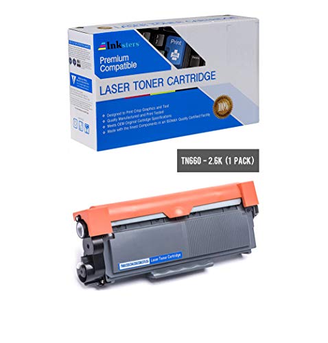 Inksters Compatible Toner Cartridge Replacement for Brother TN630/660 Black - Compatible with HL L2300D L2320D L2340DW L2360DW L2380DW DCP L2520DW L2540DW MFC L2700DW