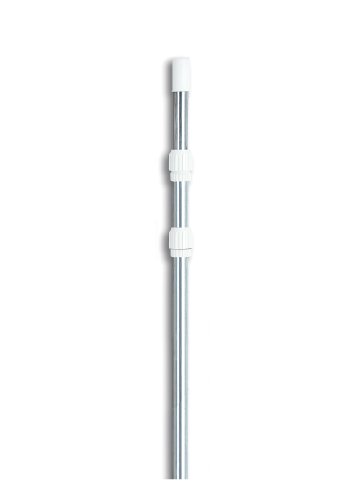 HYDROTOOLS By SWIMLINE 8350A 3-Piece Telescopic Pole 4 To 12 Feet Adjustable Telepole For Swimming Pool Cleaning Skimmer Nets Vacuum Heads & Brushes Step-Up Anodized Aluminum W/ Strong Grip & Lock